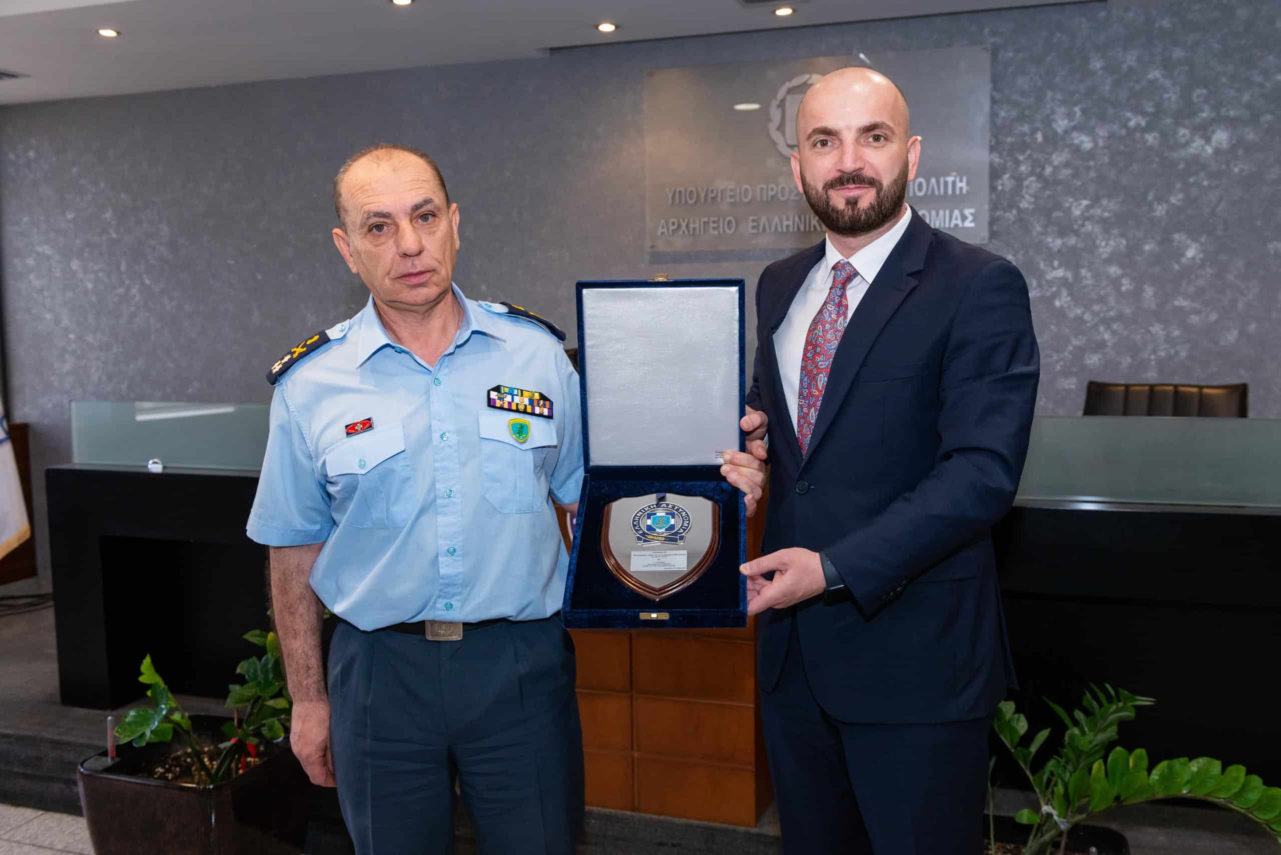 Συνάντηση του Αρχηγού της Ελληνικής Αστυνομίας, Αντιστράτηγου ...