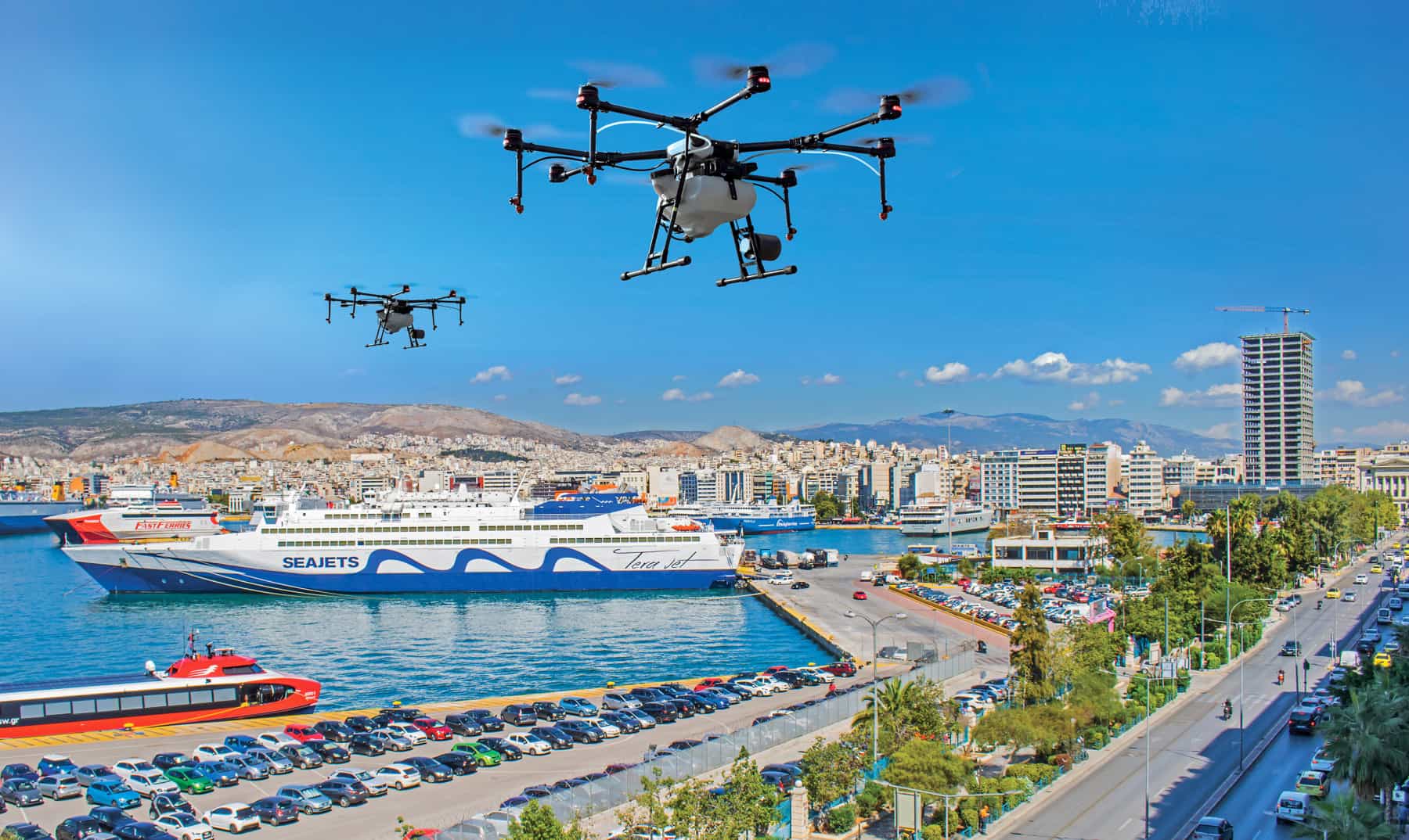 Drones στη ναυτιλία, καινοτόμες υπηρεσίες σε νησιά, λιμένες και πλοία ...