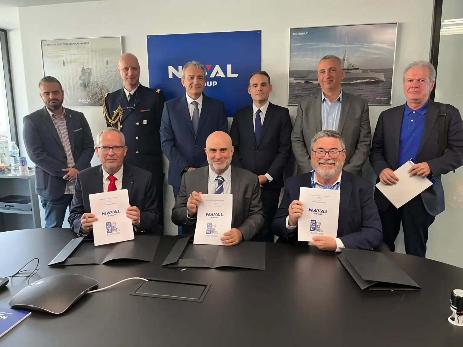 Η Naval Group ενισχύει τη συνεργασία της με το Ελληνικό Εθνικό Κέντρο ...